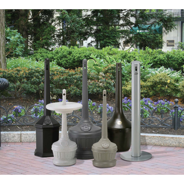 Commercial Zone Patio Smokers' Outpost Cigarette Receptacle & Reviews ...