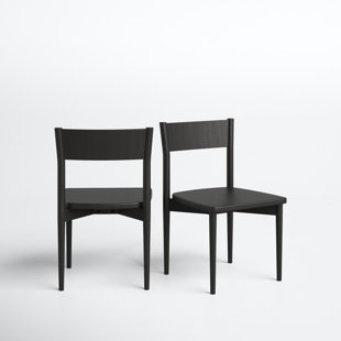 Wayfair | Black Wood Kitchen & Dining Chairs You'll Love in 2022