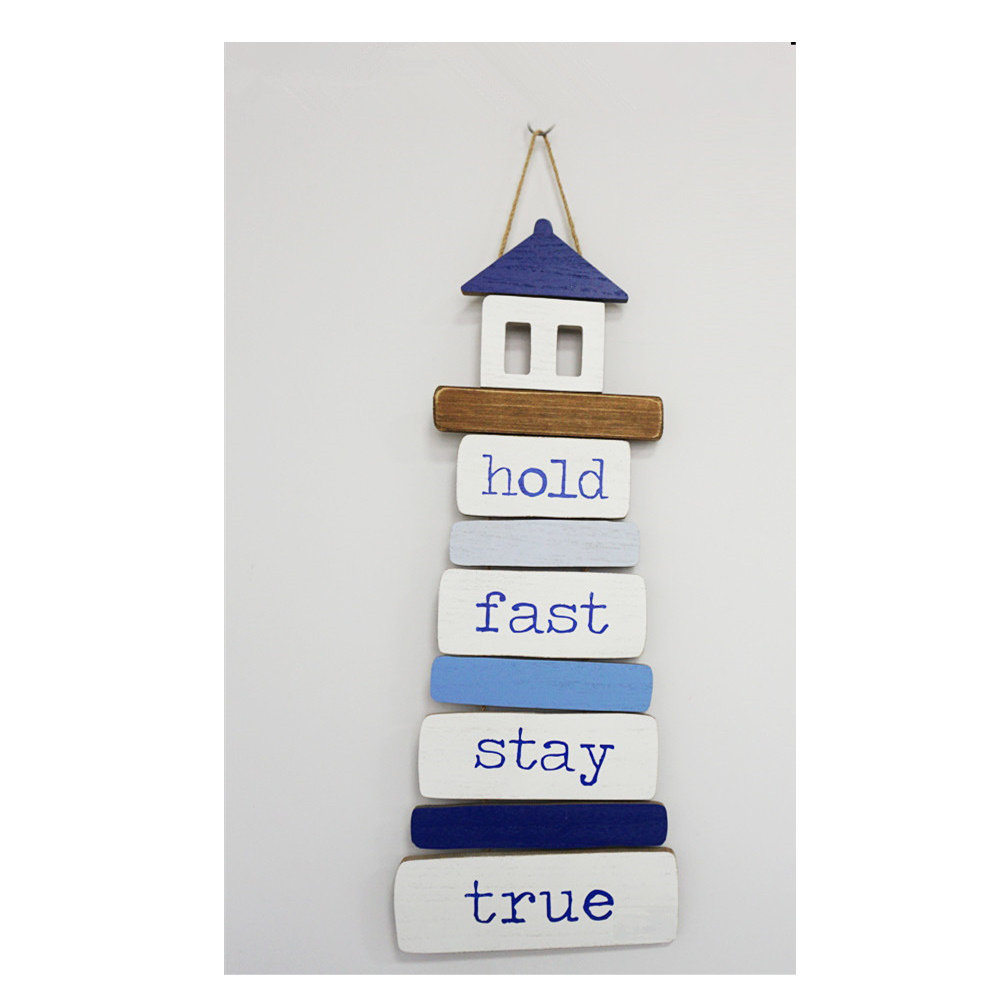 Longshore Tides Hold Fast Stay Sign Wall Décor | Wayfair