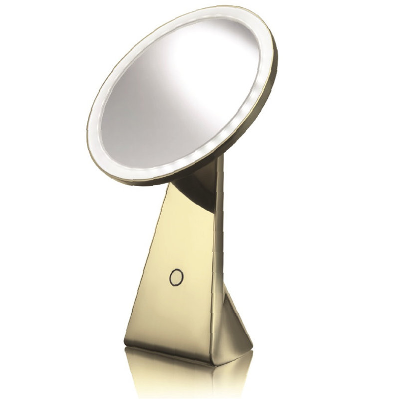 Nubrilliance Lighted Magnifying Makeup / Shaving Mirror | Wayfair