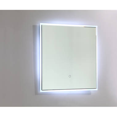 Vanity Art Square LED Wall Mirror | Wayfair