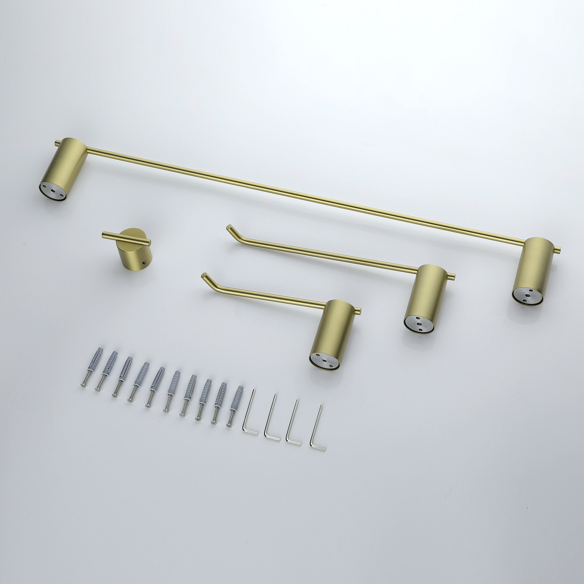 Latitude Run® Jacob-Jon 4 - Piece Bathroom Hardware Set | Wayfair