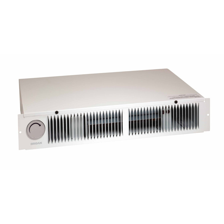 Broan 1500 Watt Electric Fan Baseboard Heater with Built-in Thermostat ...