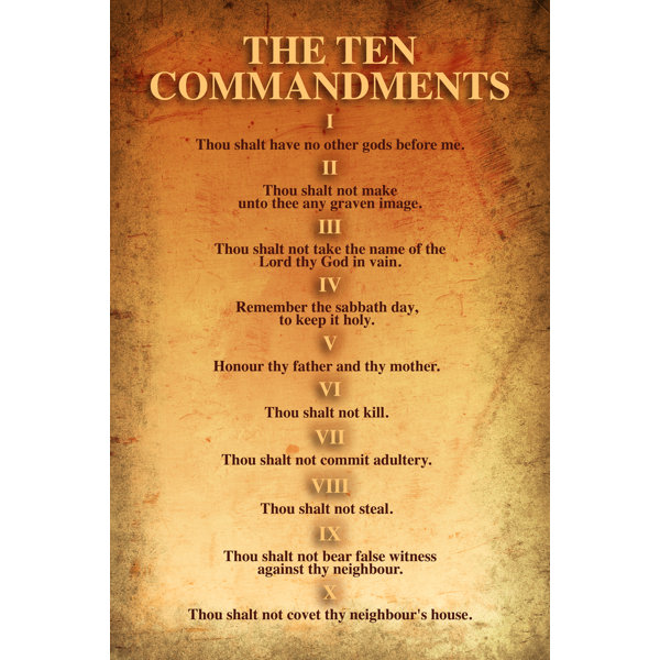 10 Commandments - Wayfair Canada