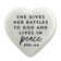 Trinx Scripture Stone Hope Heart Peace Decorative Plaque | Wayfair