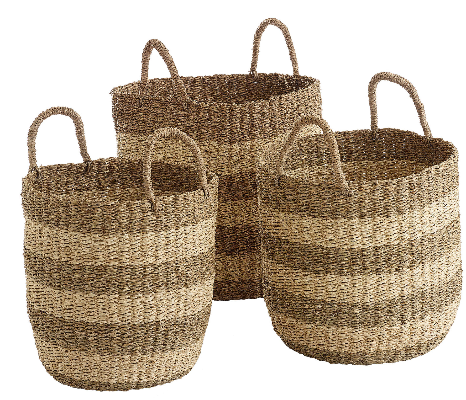 Design Ideas Camden 3 Pieces Wicker Basket Set | Wayfair