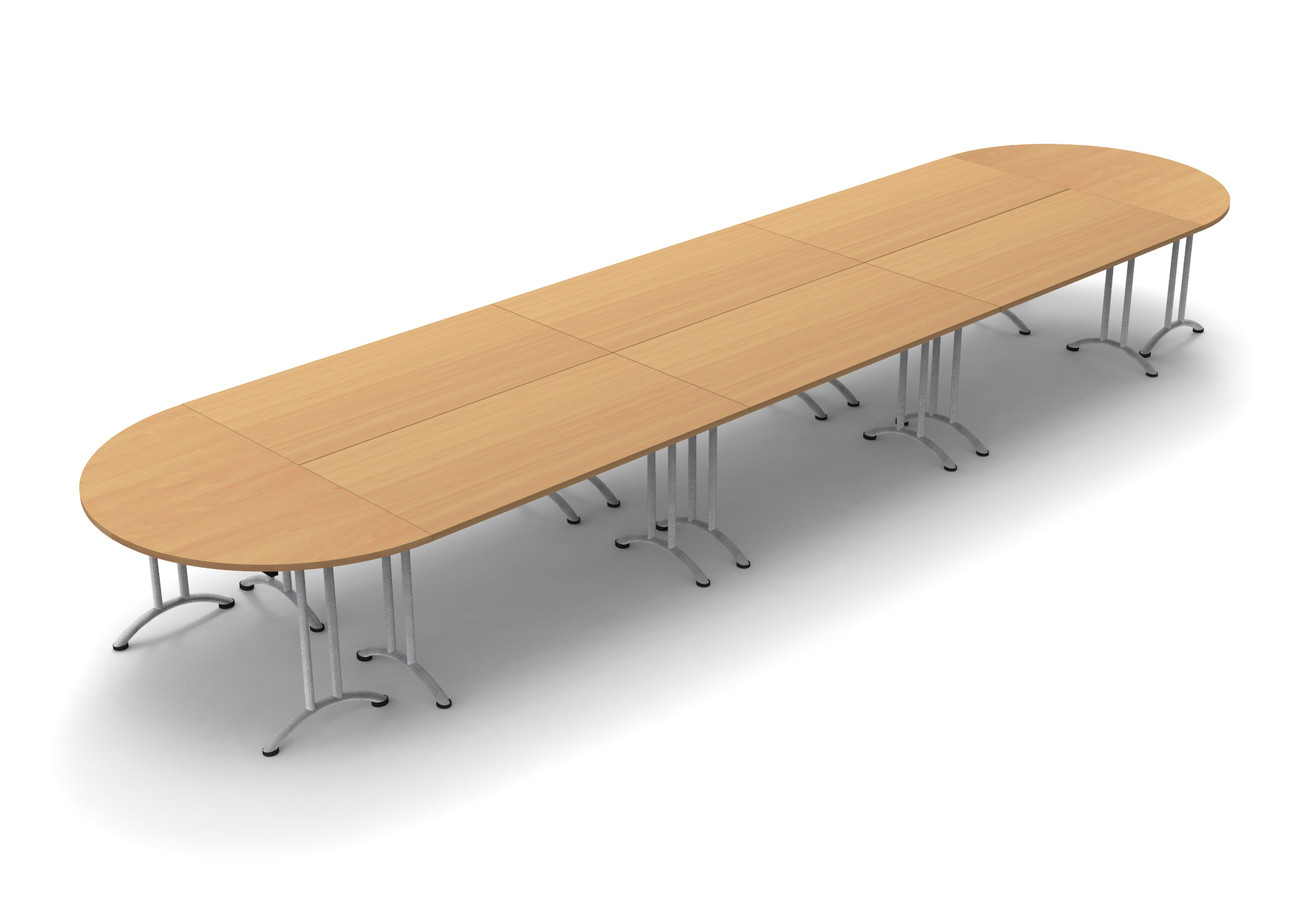 Inbox Zero 18 Person Conference Meeting Tables Complete Tables Set ...