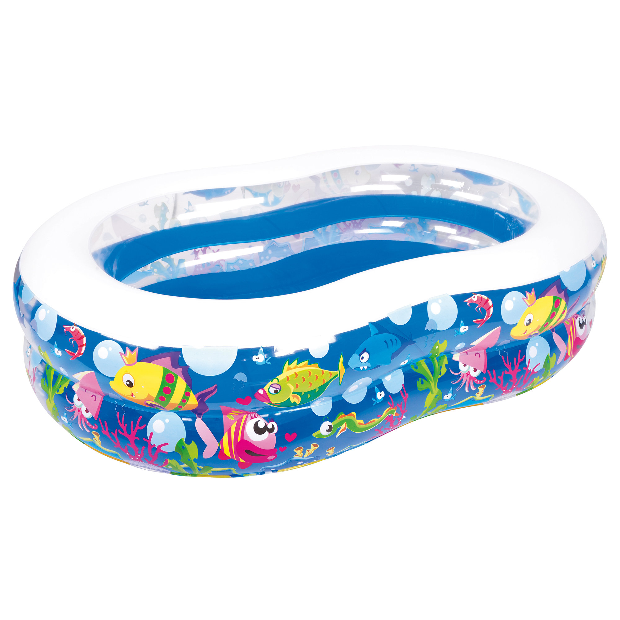 Northlight 69" Inflatable Sea Life Motif Kiddie Swimming Pool | Wayfair