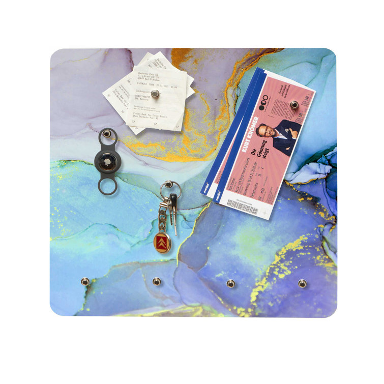 East Urban Home Modern Magnetic Wall Mounted Photo Memo Board | Wayfair ...