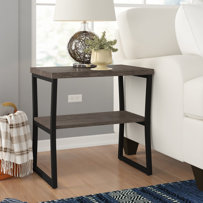 17 Stories Lakshita Sled End Table & Reviews | Wayfair.ca