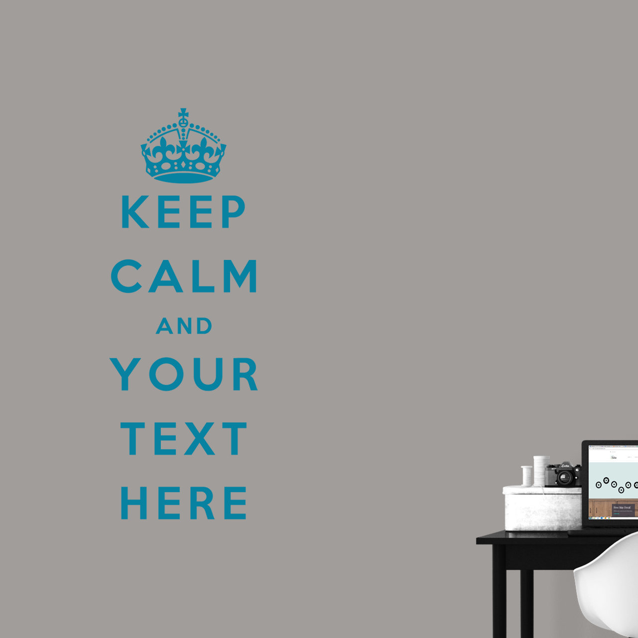 Winston Porter Keep Calm Wall Decal | Wayfair