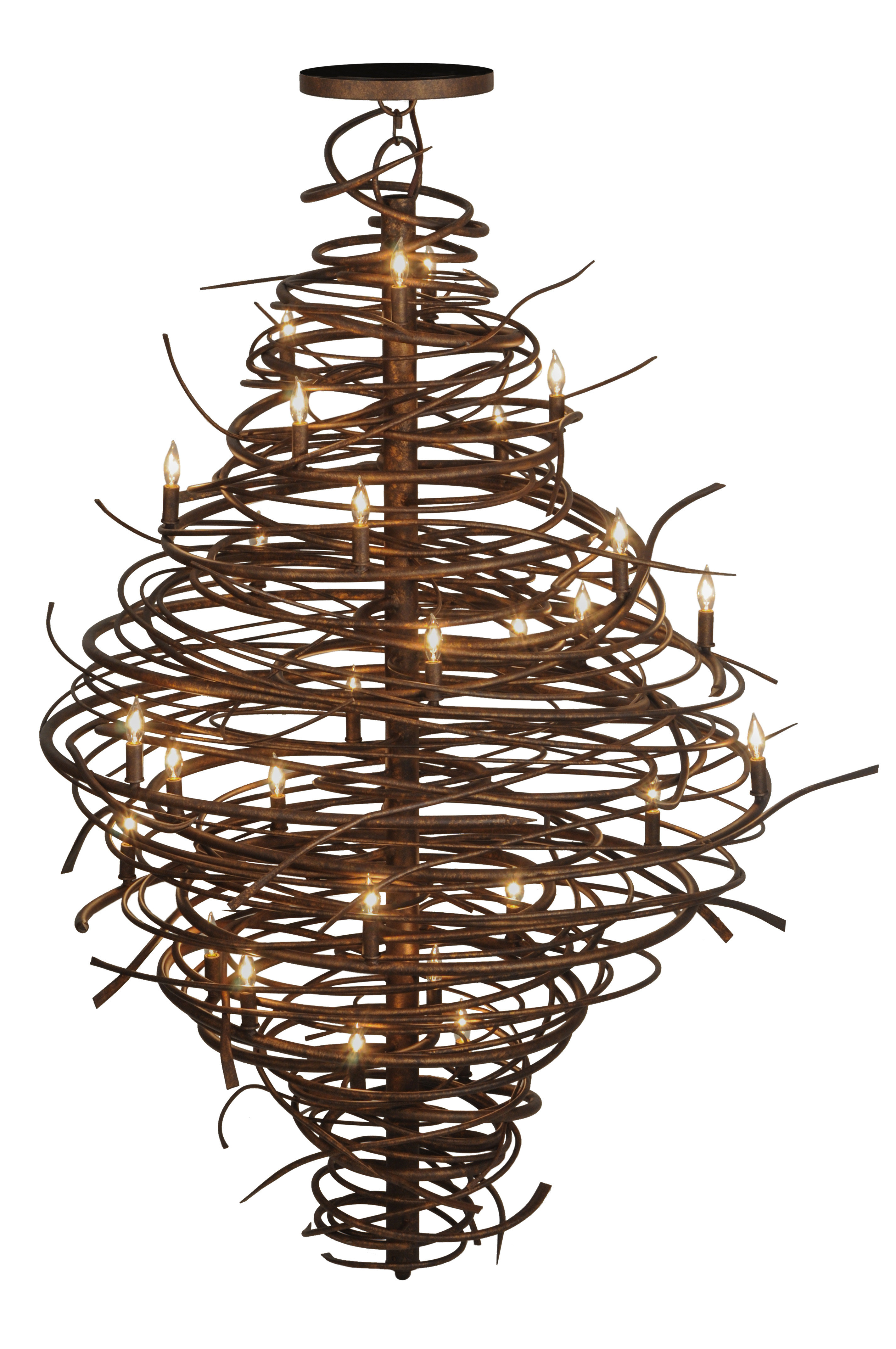 2nd Ave Lighting Cyclone Dimmable Geometric Chandelier | Wayfair