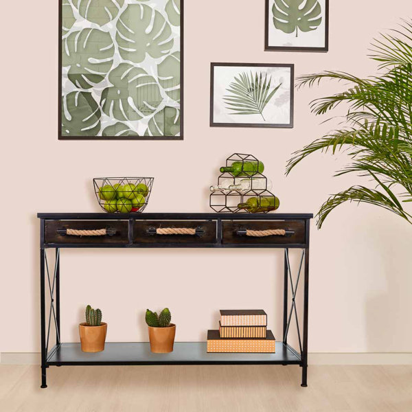 Breakwater Bay Salisbury 125Cm Iron Console Table | Wayfair.co.uk