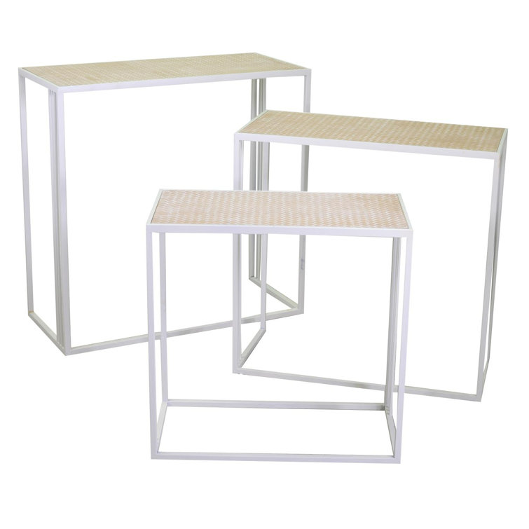 Ebern Designs Lucilla Rectangular Nesting Plant Table | Wayfair.co.uk