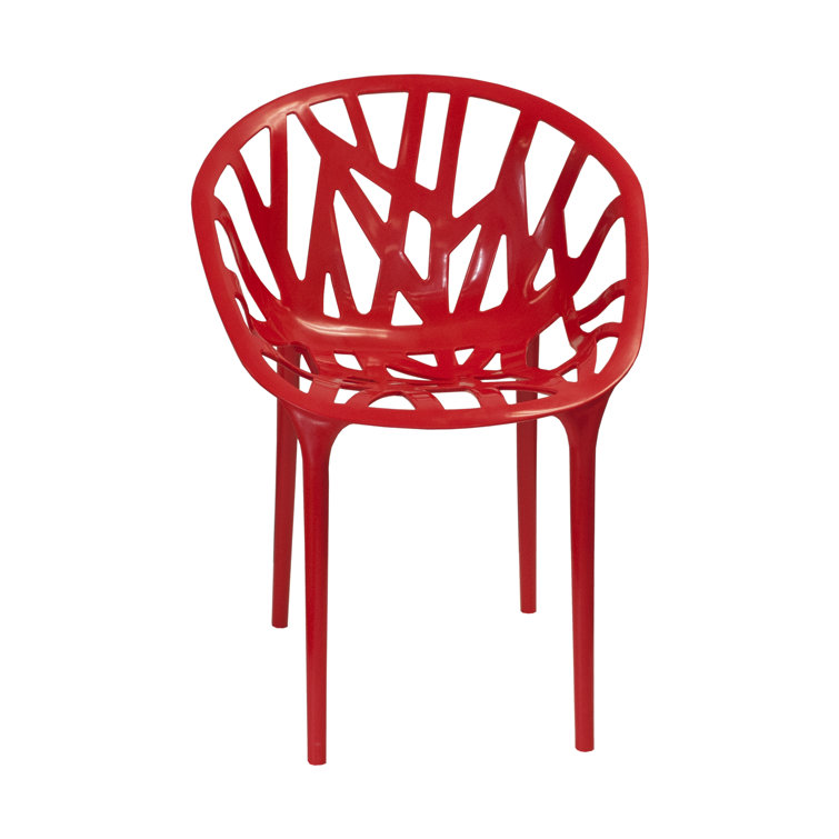 Wrought Studio Casas Cross Back Stacking Side Chair & Reviews | Wayfair.ca