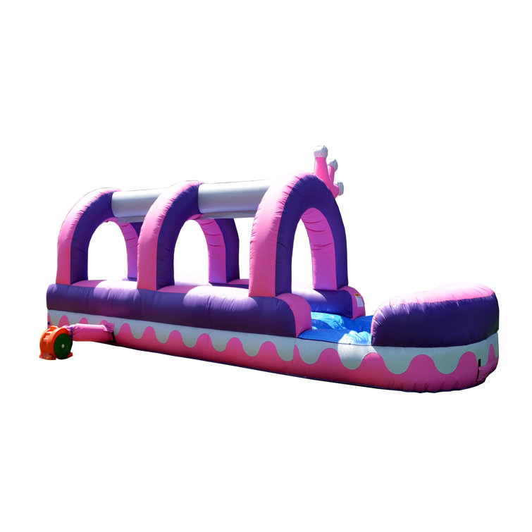 JumpOrange Tiara Inflatable Slip N Slide Bounce House | Wayfair