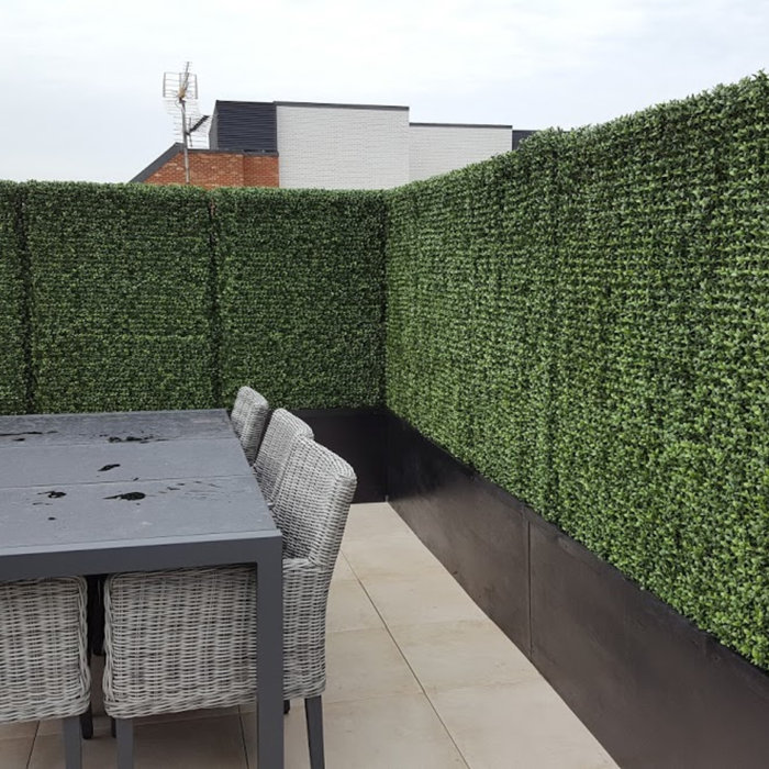 e-Joy 1.5 ft. H x 1.5 ft. W Artificial Wall Hedge Polyethylene Privacy ...