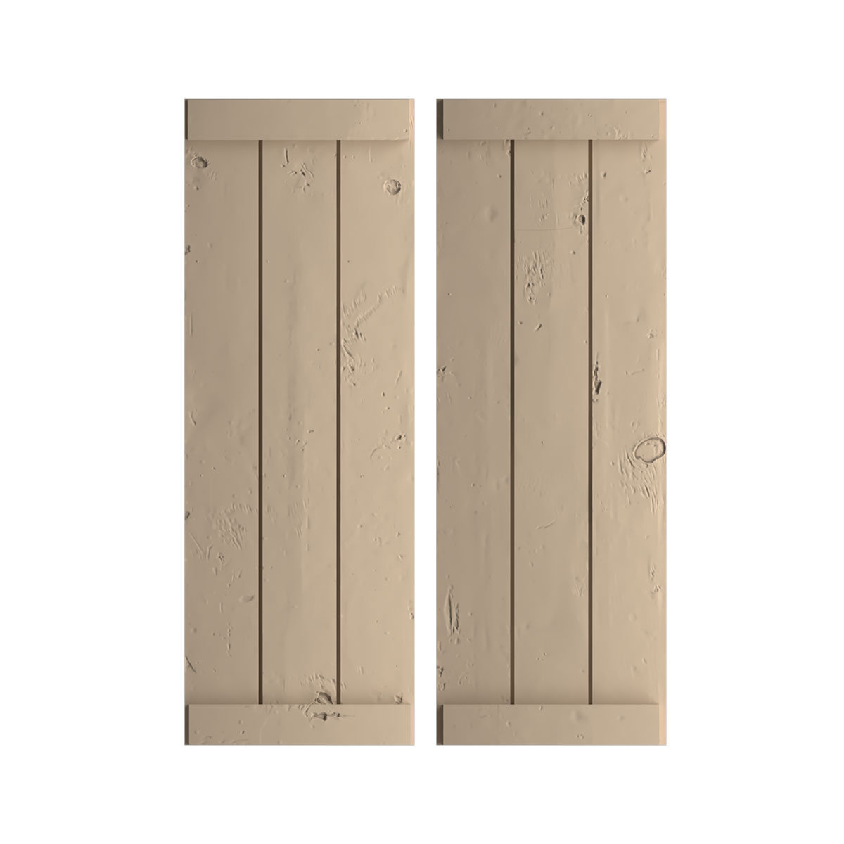 PCI Enterprises Rustic N-Batten Knotty Pine Faux Wood Board and Batten ...