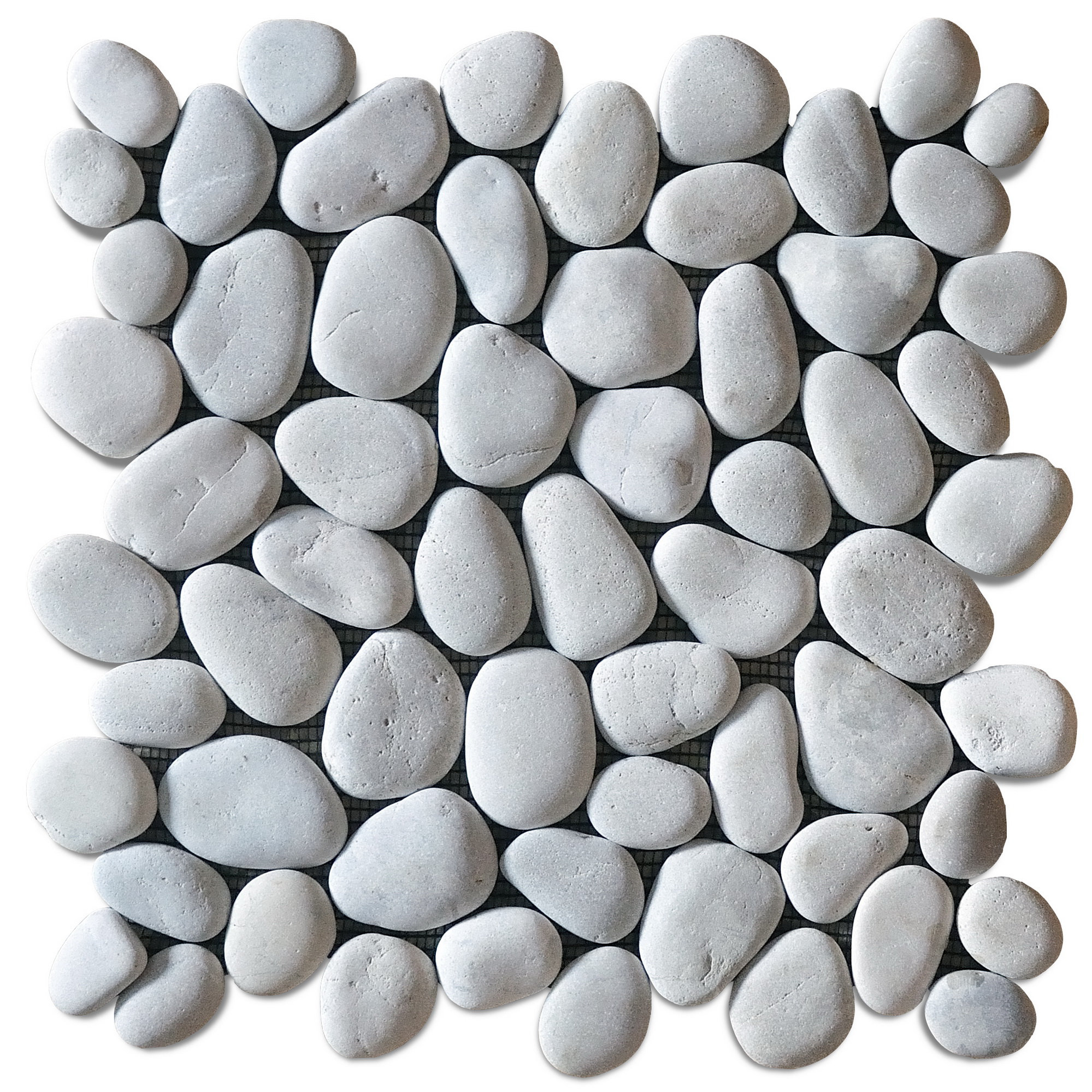 Casual Elements 12" x 12" Natural Stone Pebble Tile & Reviews | Wayfair