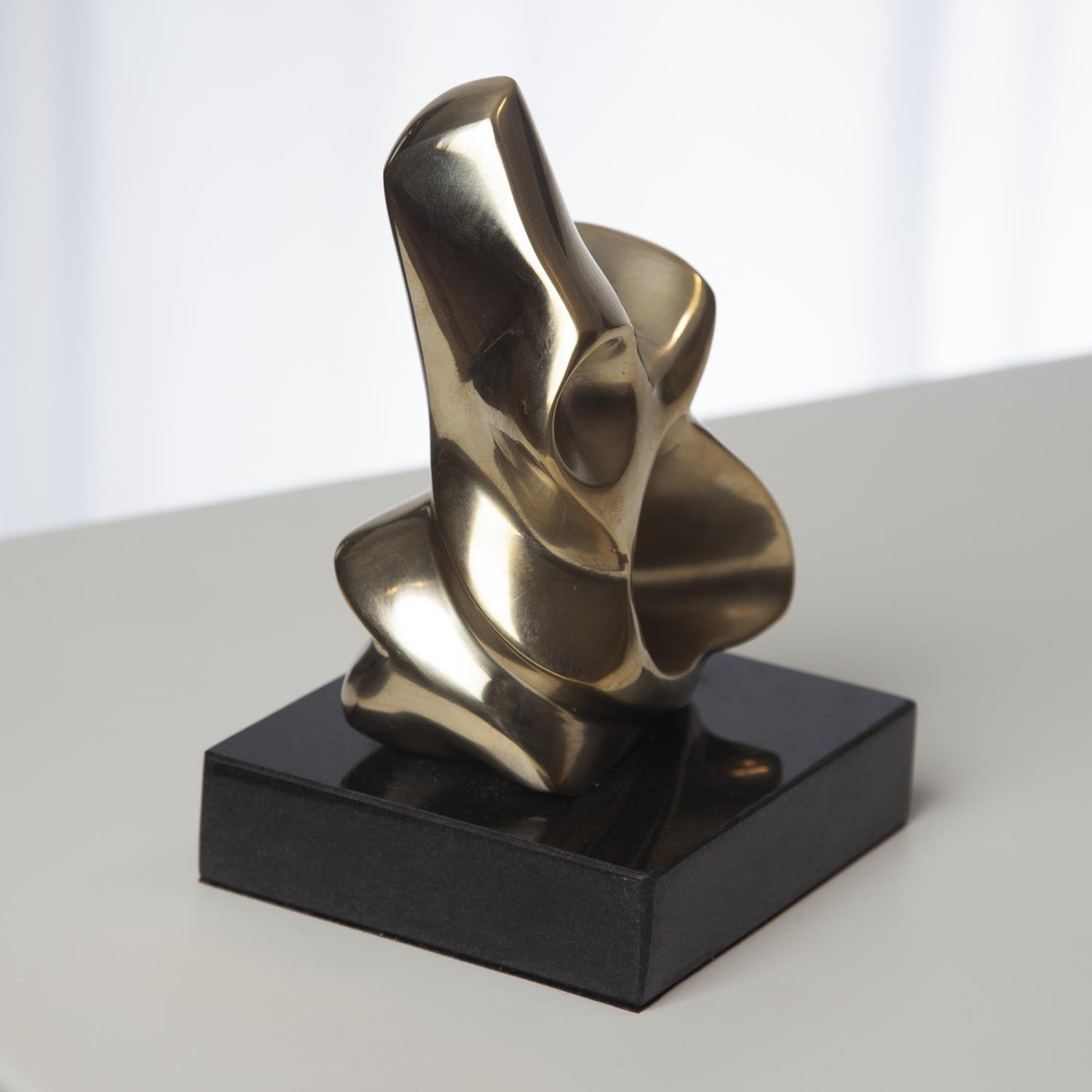 Global Views Abstract Figural Sculpture-Brass | Wayfair