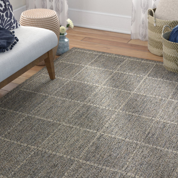 Mercury Row Moroney Flatweave Grey/Brown Rug & Reviews | Wayfair.co.uk