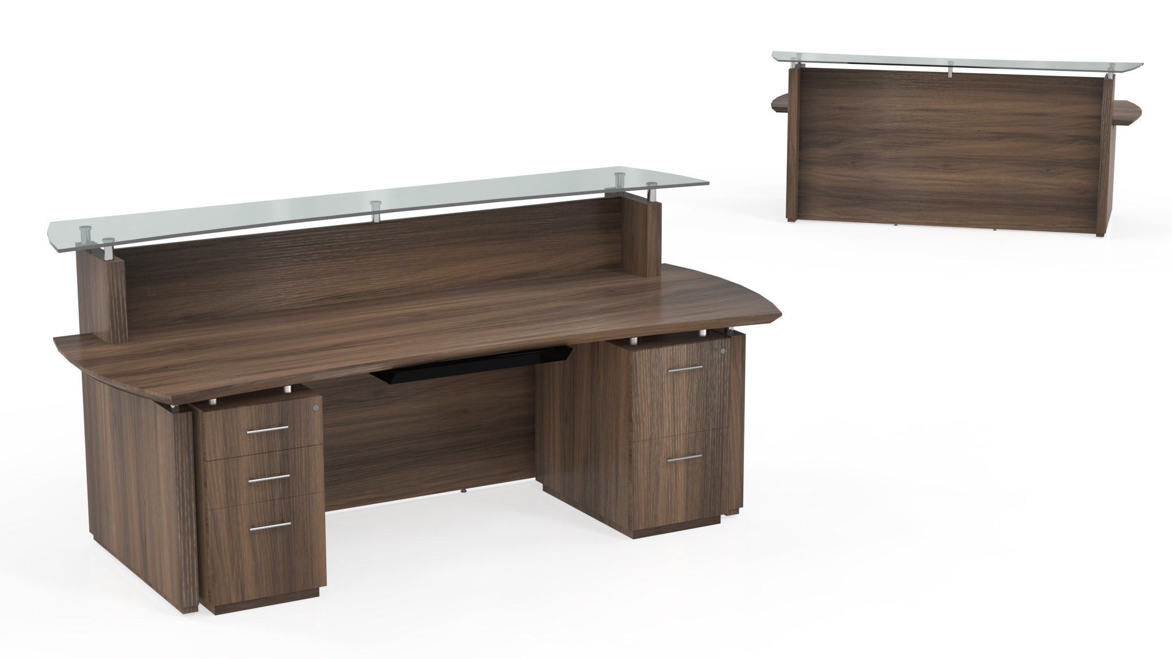 Safco Products Sterling 1 Rectangular Reception Desk | Wayfair