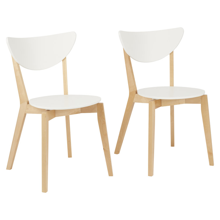 Fjørde & Co Oke Stacking Side Chair in White | Wayfair.co.uk