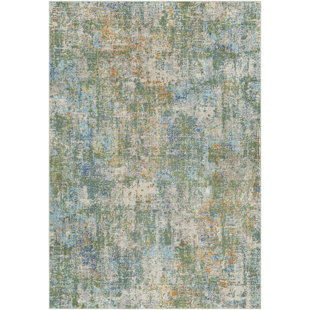 Wayfair | Abstract Green Area Rugs You'll Love in 2022
