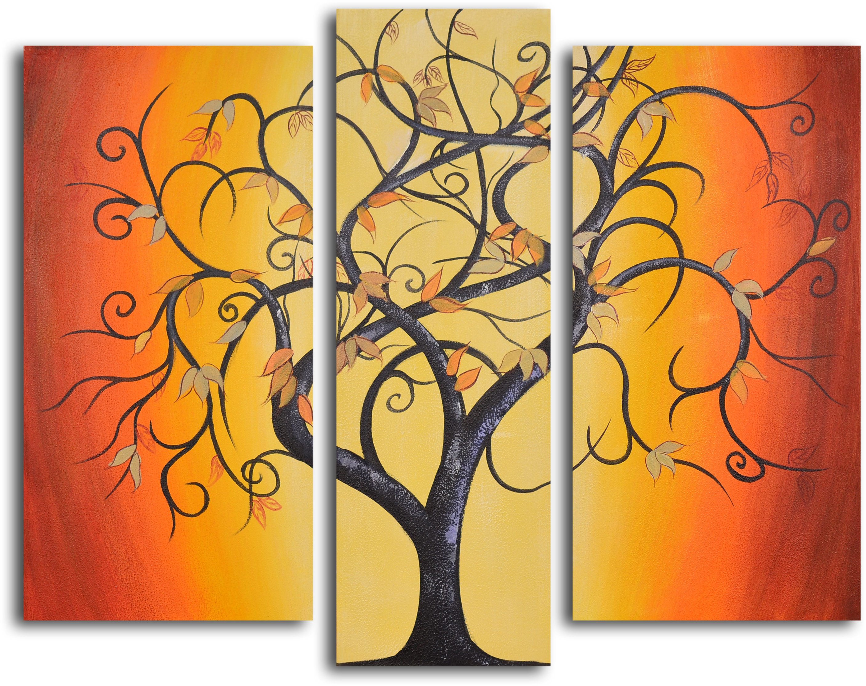 My Art Outlet 3 Piece Painting Set on Canvas & Reviews | Wayfair