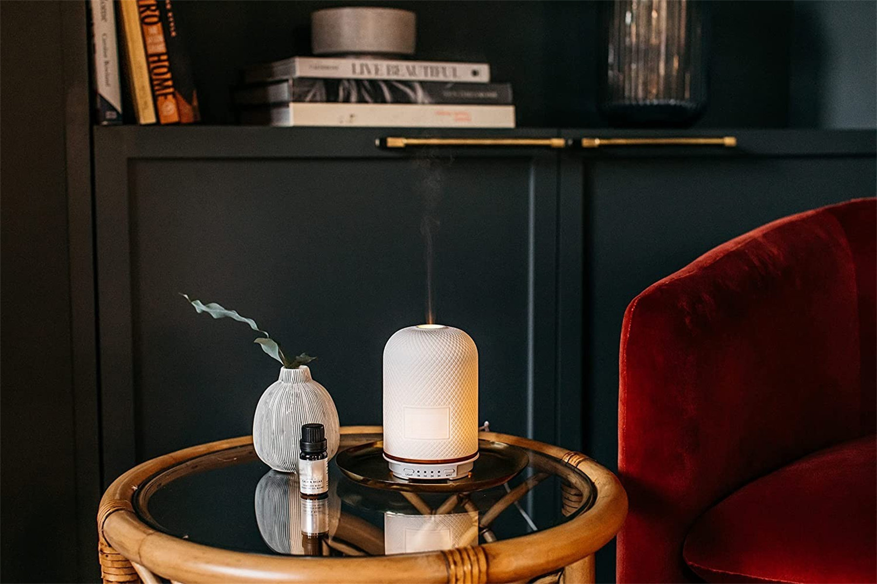 Symple Stuff Wellbeing Pod | Premium Ultrasonic Essential Oil Diffuser ...