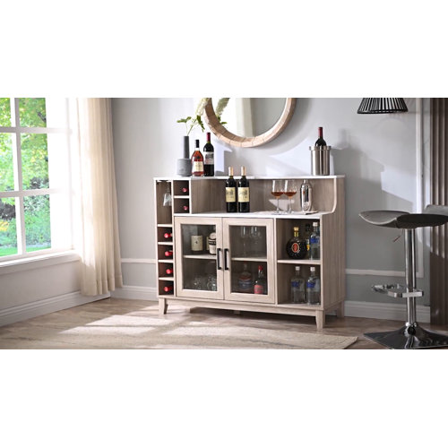 Mercury Row® Briones Console Bar Cabinet & Reviews | Wayfair
