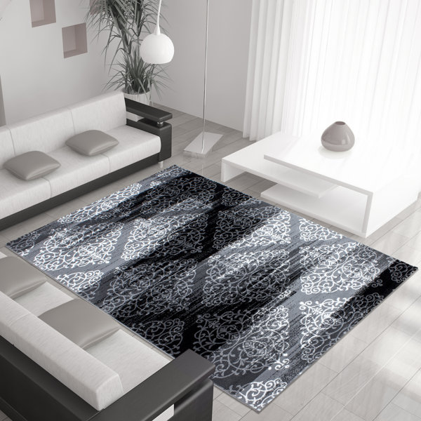 Ayyildiz Hali Parma 9230 Black Area Rug | Wayfair.co.uk