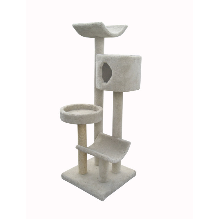 Molly and Friends 66" Condo, Bed and Cradles Cat Tree & Reviews ...