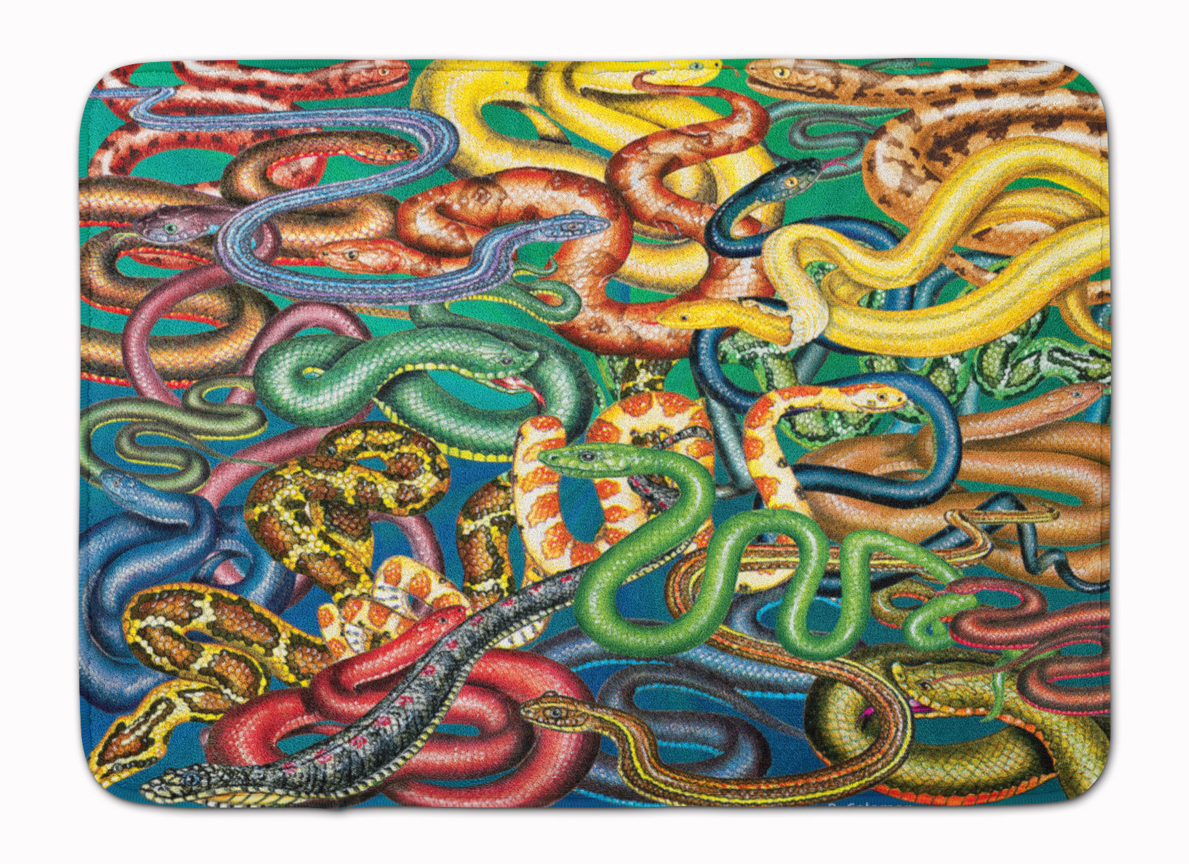 East Urban Home Snakes Memory Foam Bath Rug | Wayfair