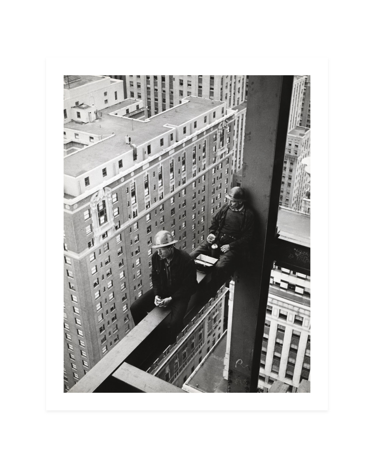 Globe Photos Entertainment Ben Mccall Vintage Construction Workers In ...