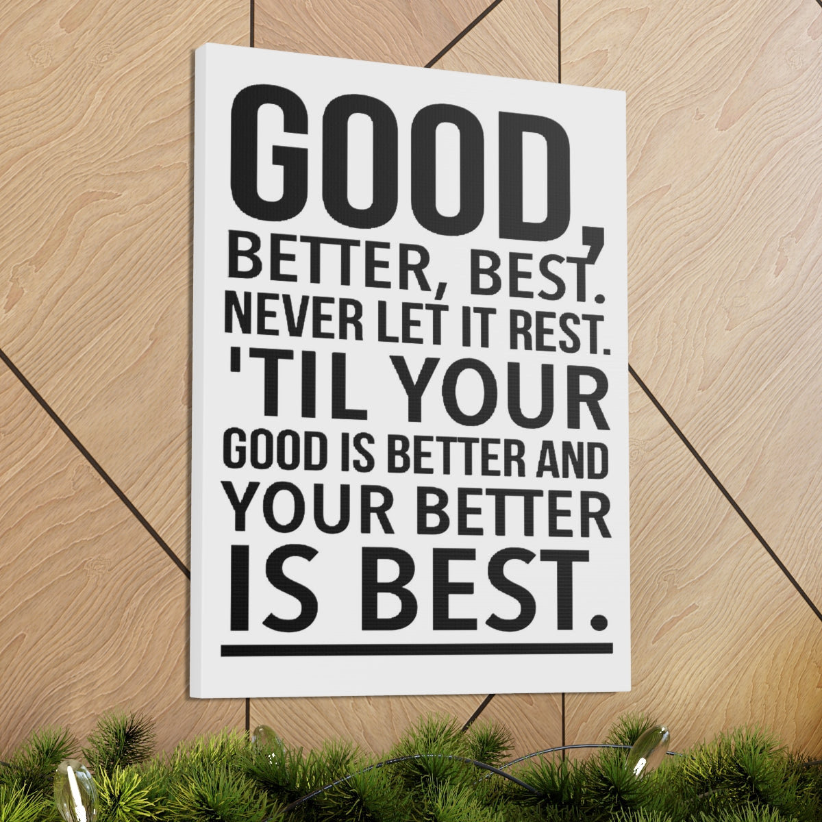 Trinx Inspirational Wall Art Improving Your Own Self Motivation ...
