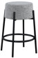 Latitude Run® Avalon Green Boucle Fabric Counter Stool | Wayfair