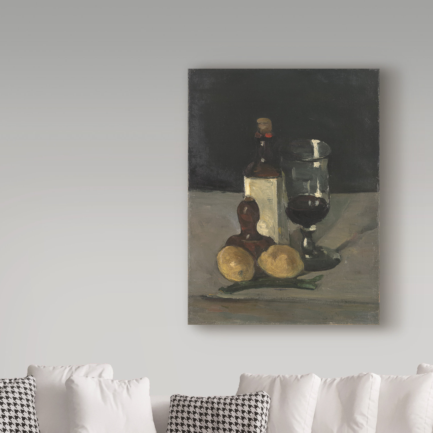 Vault W Artwork Paul Cezanne Still Life With Bottle Glass And Lemons by ...