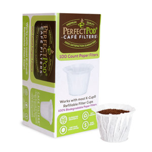 Perfect Pod Cafe Filters Biodegradable Single-Serve Coffee Filters ...