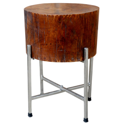 Wood Block Table | Wayfair