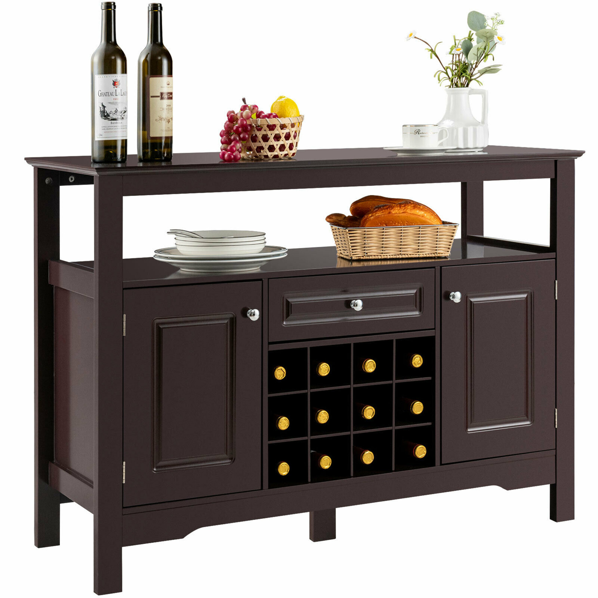 Lark Manor Strongsville 46'' Wide 1 Drawer Buffet Table & Reviews | Wayfair