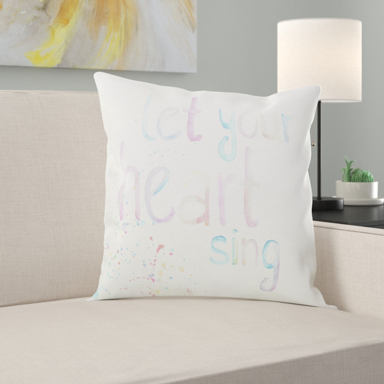 17 Stories Let Your Heart Sing Pillowcase | Wayfair.co.uk