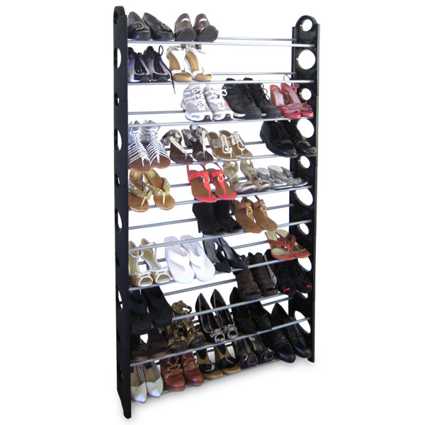 Sunbeam 10-Tier 50 Pair Shoe Rack & Reviews | Wayfair