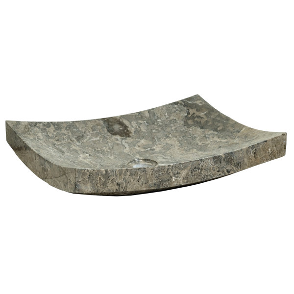 Casual Elements Stone Rectangular Vessel Bathroom Sink | Wayfair