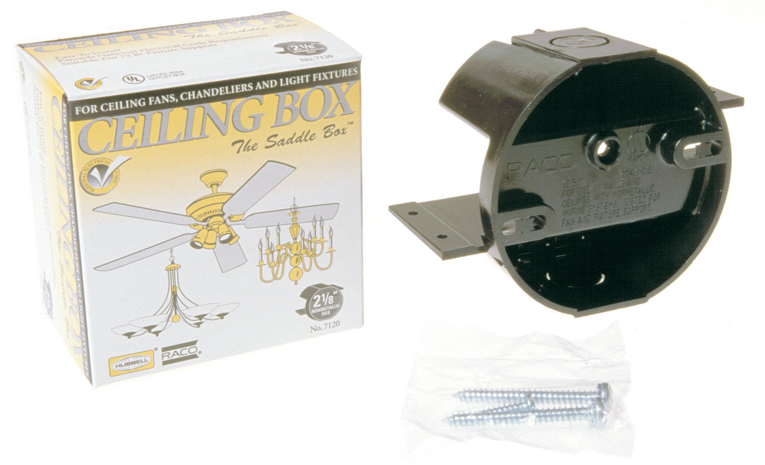 HubbellRaco Round Ceiling Cable Box for Ceiling Fans | Wayfair