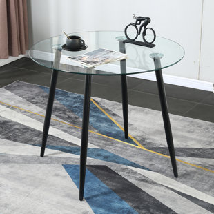 Wayfair | Glass Round Kitchen & Dining Tables You'll Love in 2022