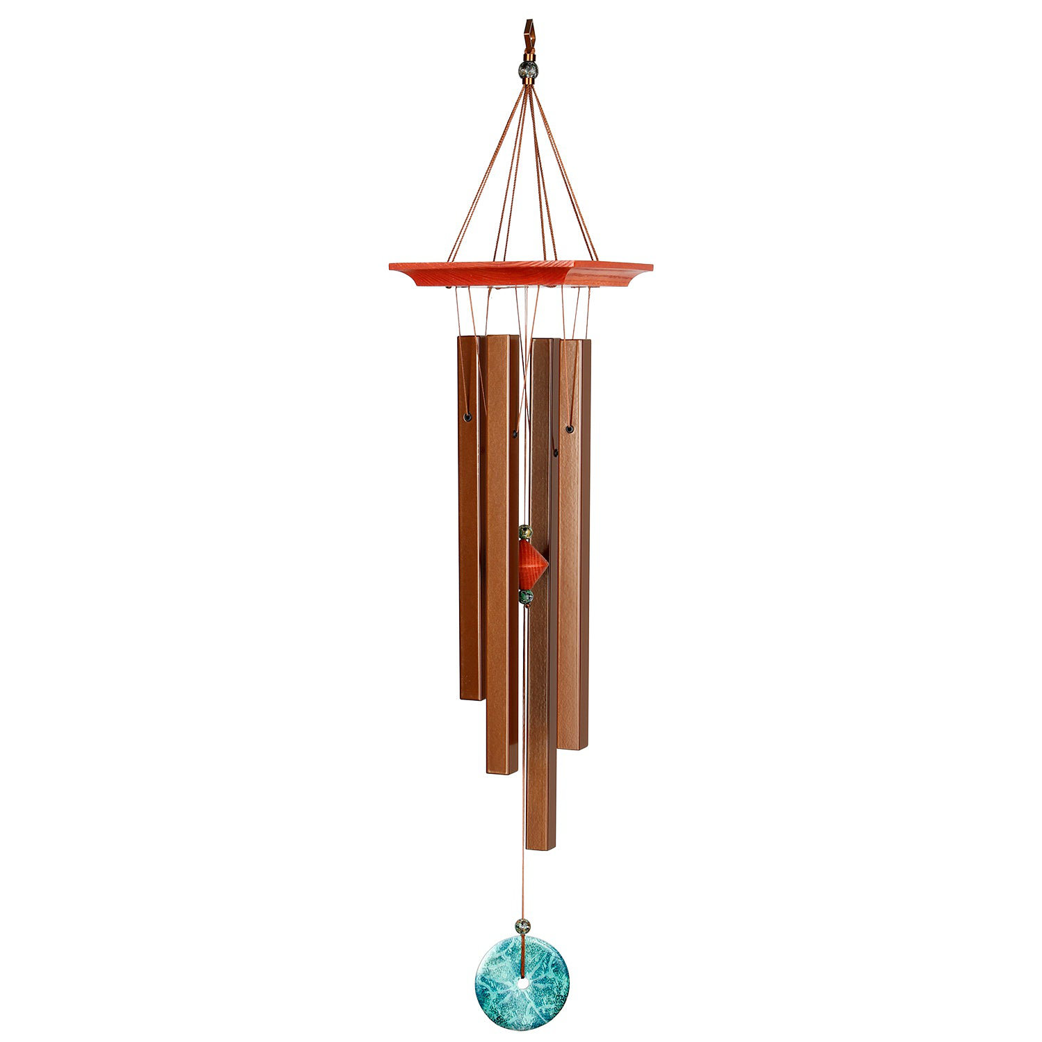 Woodstock Chimes Turquoise - Medium Wind Chime | Wayfair