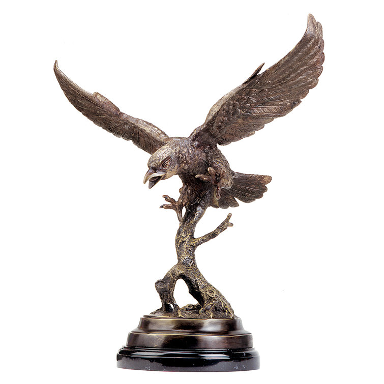 Design Toscano Eagle in Flight Cast Statue | Wayfair.ca