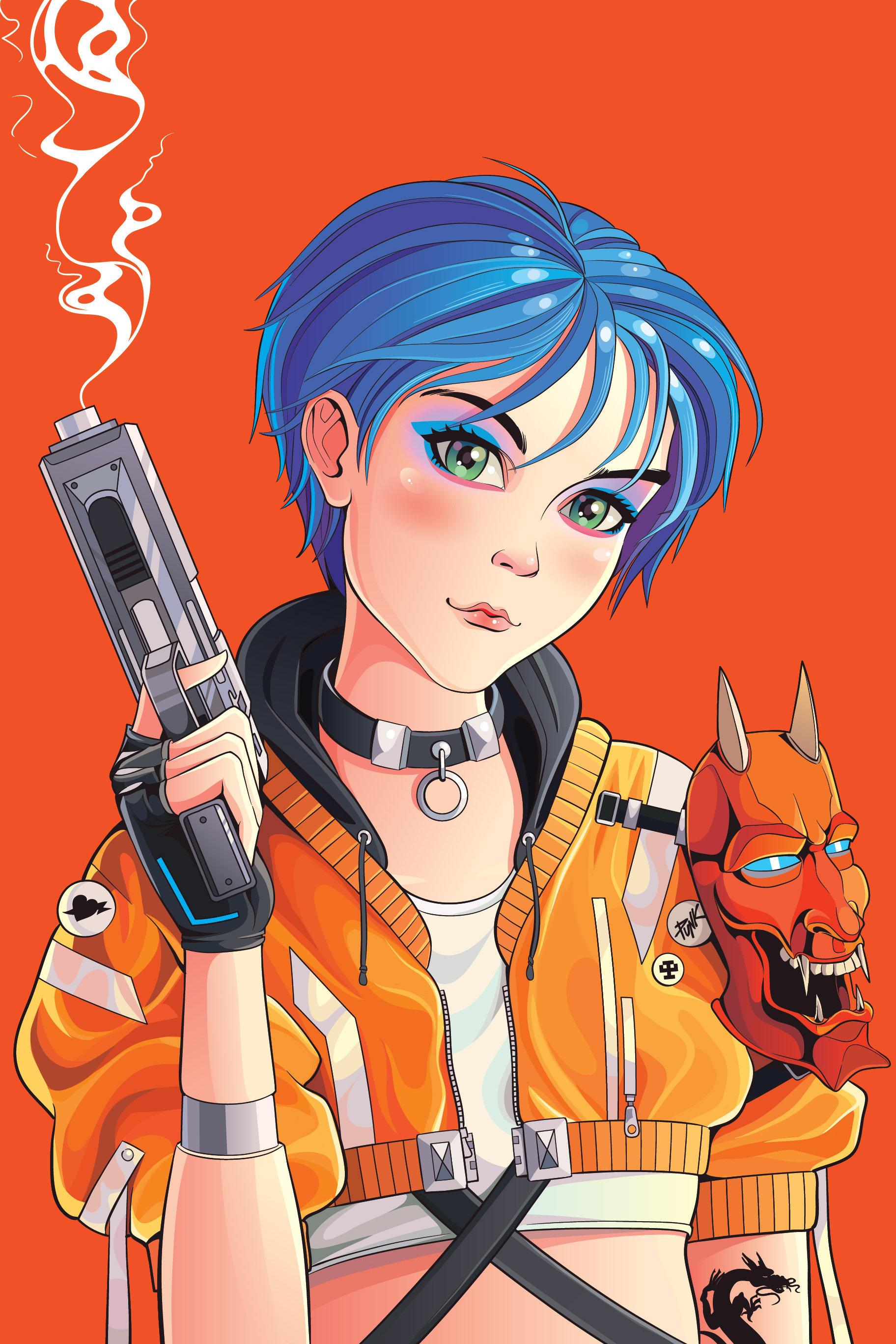 Wildon Home® Cyberpunk Anime - Wrapped Canvas Graphic Art | Wayfair