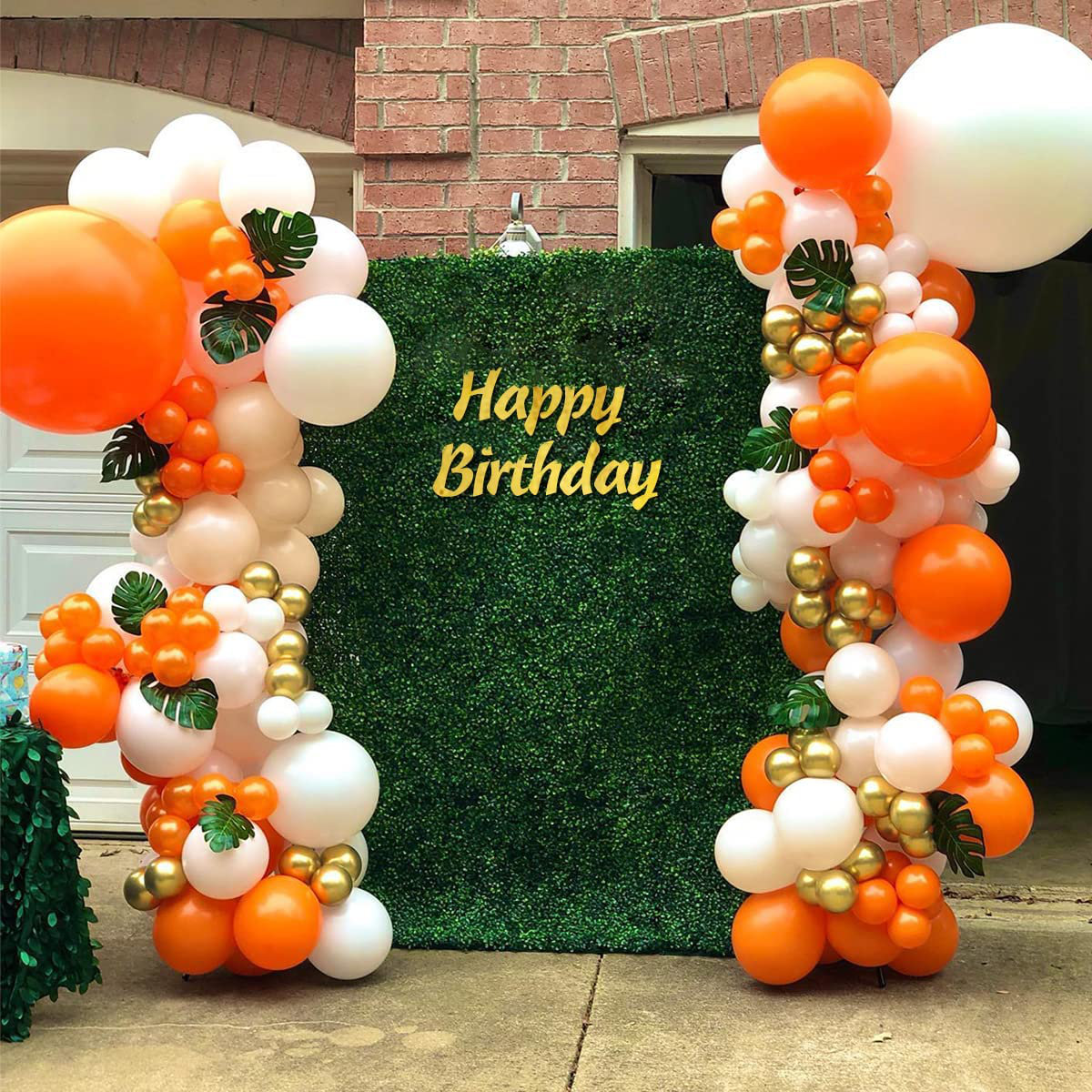 AYUQI Orange Balloon Garland Kit, Orange Birthday Decorations Orange ...